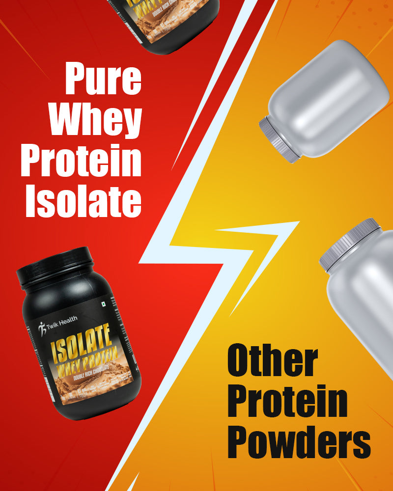 Pure Whey Protein Isolate VS Other Protein Powders| Twik Health